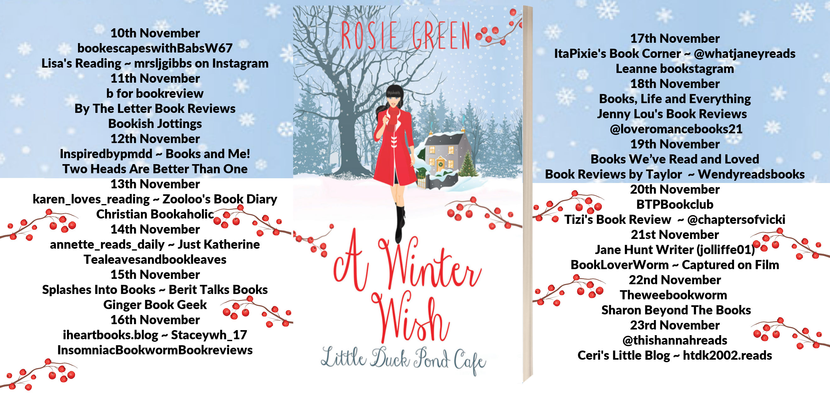 BlogTour for A Winters Wish by Author Rosie Green – Inspired by my PMDD