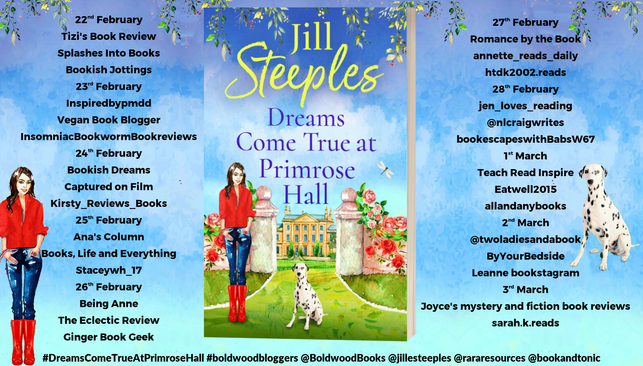 BlogTour for Dreams Come True at Primrose Hall by Jill Steeples ...
