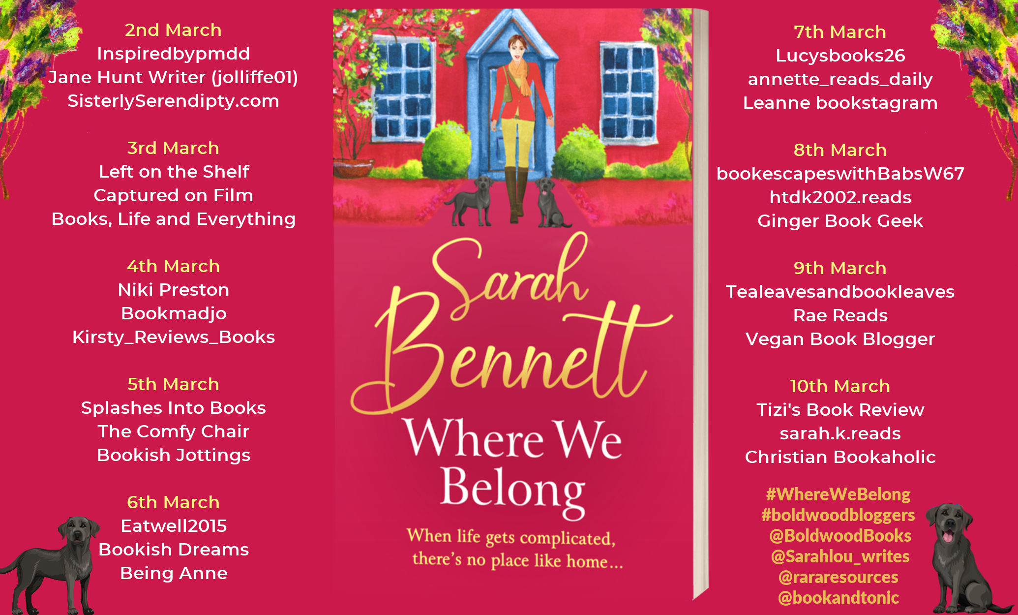 BlogTour for Where We Belong by Author Sarah Bennett – Inspired by my PMDD